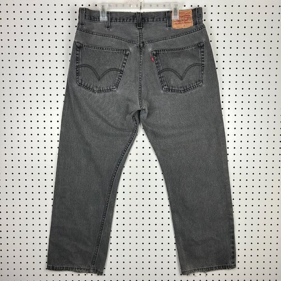 Levi's | Jeans | Levis 55 Faded Black Jean 36x30 Relaxed Streetwear ...